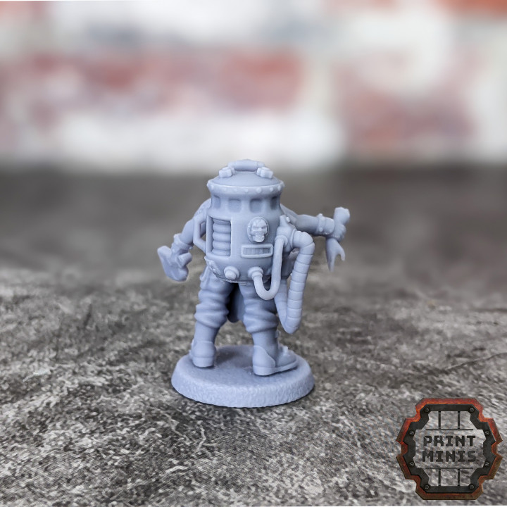 3D Printable Krell - Protein Chef by Print Minis