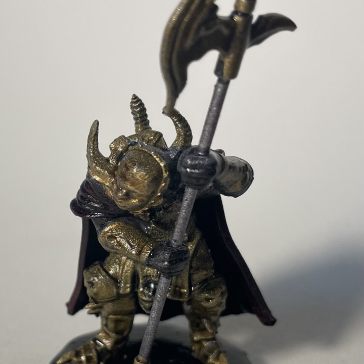 3D Print of Legion Devil Helberd / Hell Warrior / Demon Spawn / Armored ...