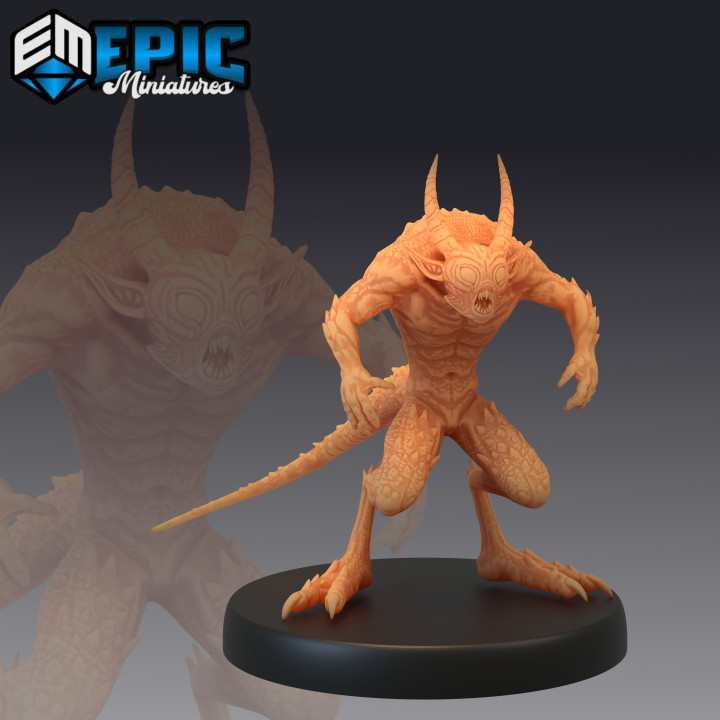 3D Printable Quasit / Hell Warrior / Demon Spawn / Evil Minion / Abyss ...