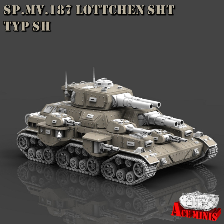 3D Printable SP.MV.187 Lottchen SHT by ACE Minis