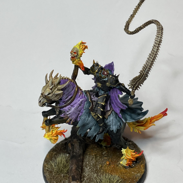 3D Print of Dullahan Rider Whip / Undead Horse Demon / Evil Skeleton ...