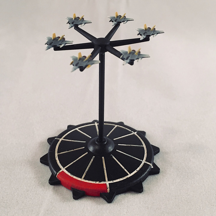 3D Printable Full Thrust Flightbase 45mm - FREE! by Miniature Martin