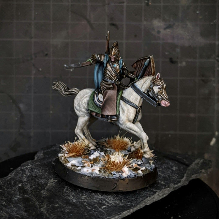 3D Printable 6x Bloody High Elf Knight - Mounted | Bloody Elves ...