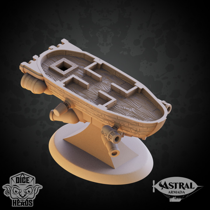 3D Printable Artificer Dreadnought Astral Ship (Large Version) by Dice ...