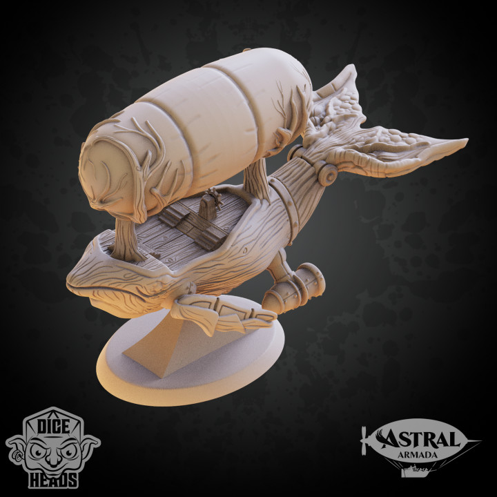 3D Printable Living Ship Astral Vessel (Large Version) by Dice Heads