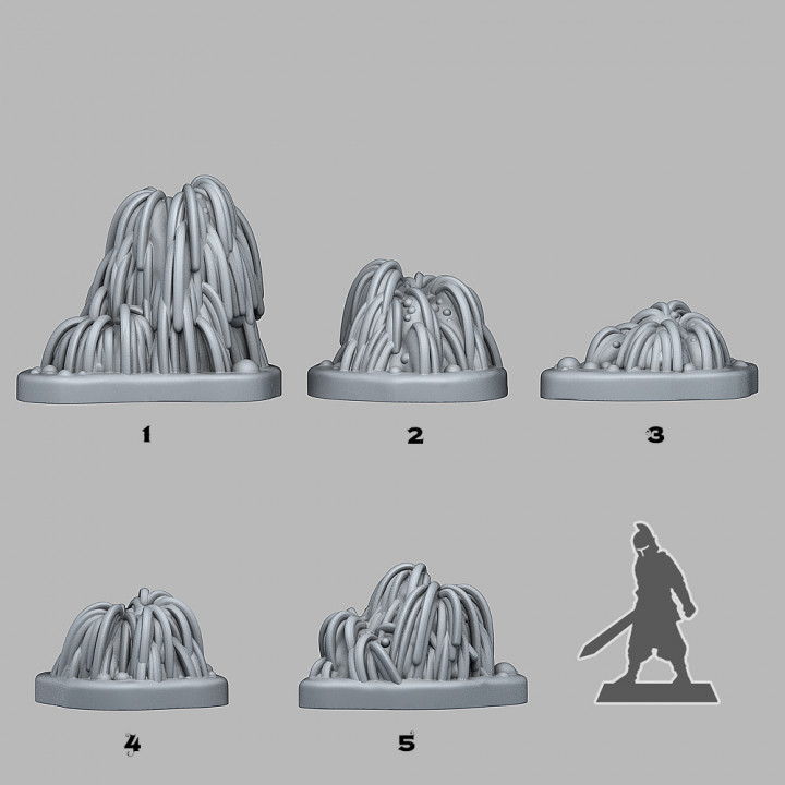 3D Printable STRANGE SWAMP WILLOWS by Fantastic Plants And Rocks