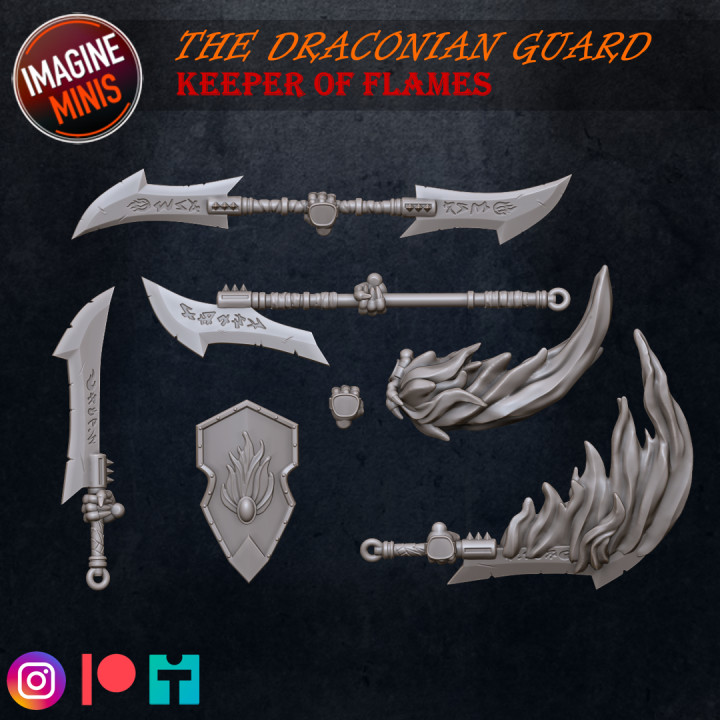 3D Printable The Draconian Guard - Bundle by Imagine Minis