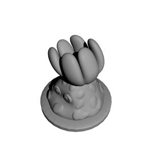 3D Printable Kirby inspired, Glunk, Tabletop DnD miniature by YERMAN Munoz