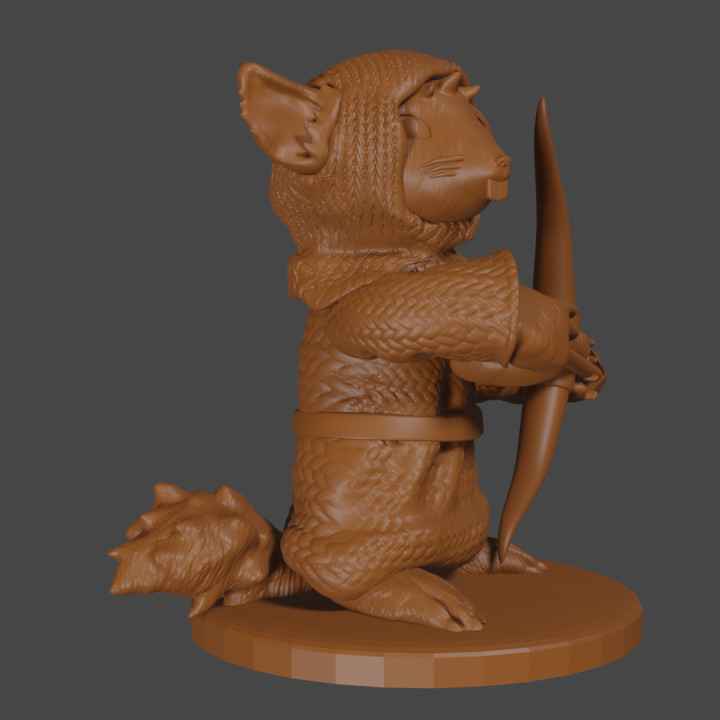 3D Printable Secret of Mana inspired, Chobin Hood, Tabletop DnD ...