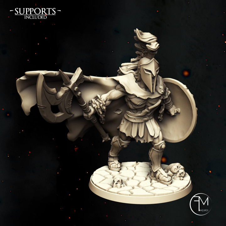 3D Printable Ares - Spartan Warriors by Francesca Musumeci