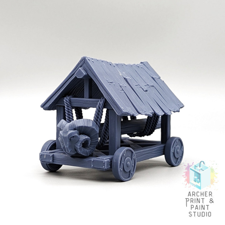 3D Printable Siege Ram - Spartan Warriors by Francesca Musumeci