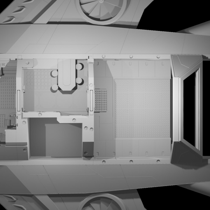 3D Printable Nighthawk Scout Fighter by WYLDFORM LLC