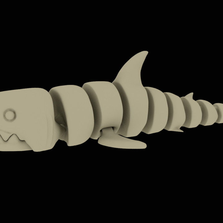 3D Printable Shark by yassine bakhane