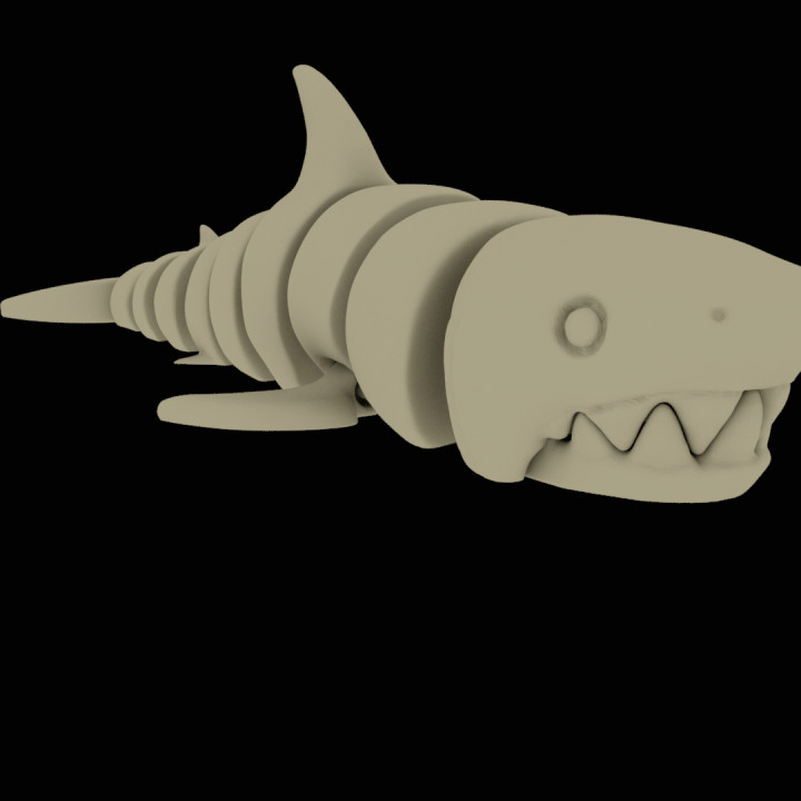 3D Printable Shark by yassine bakhane