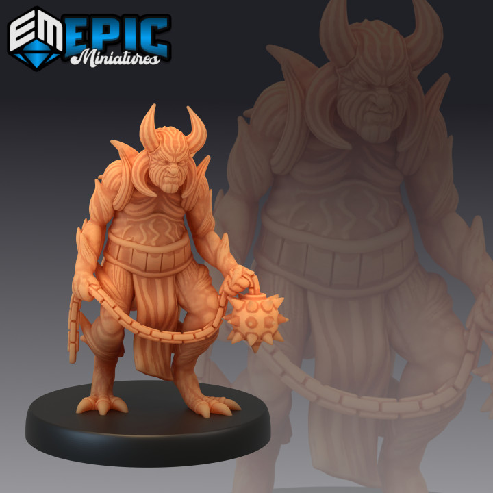 3D Printable Devil Army Flail / Hell Warrior / Demon Spawn / Evil ...