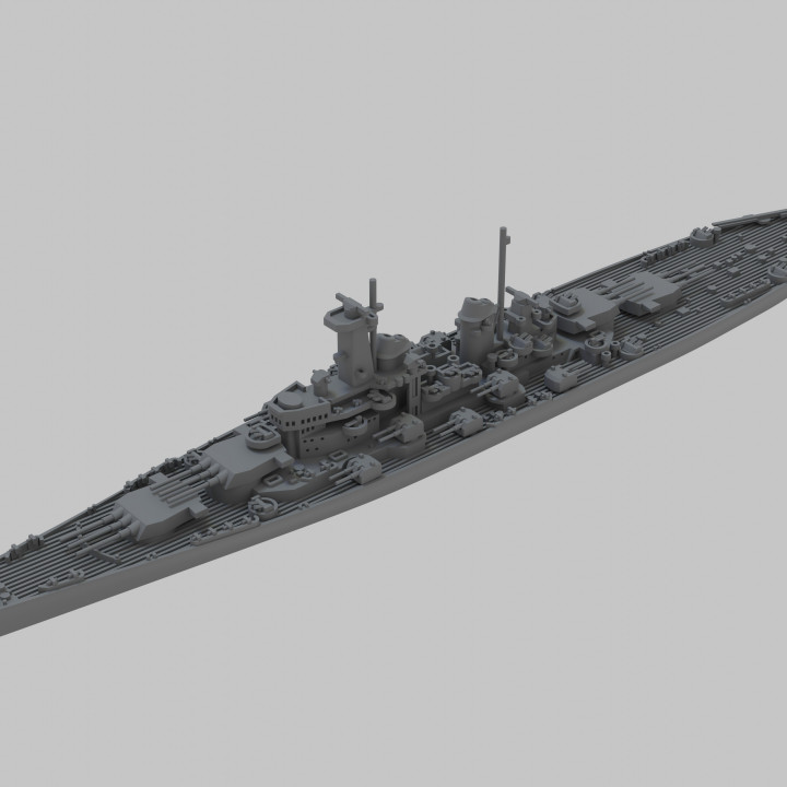 3D Printable Montana Class Battleship by Lee McColl