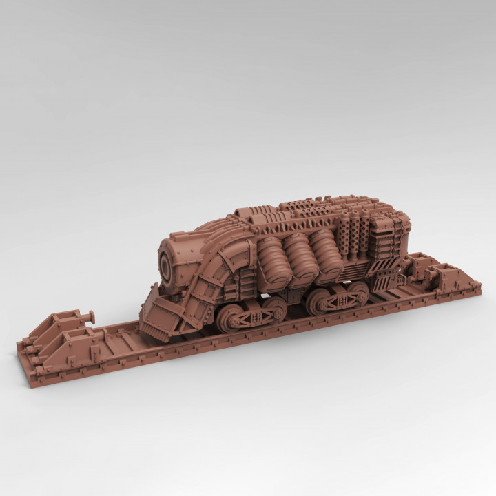 3D Printable Train Engine by Tesseract Tomb