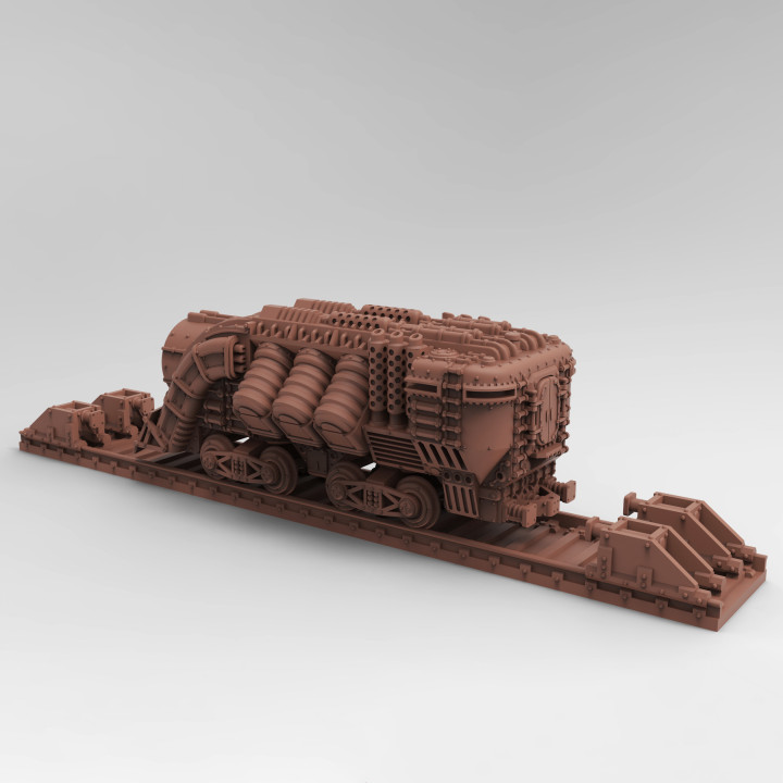 3D Printable Train Engine by Tesseract Tomb