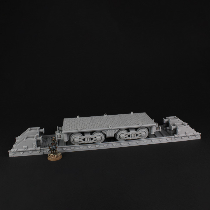 3D Printable Industrial Train Bundle by Tesseract Tomb