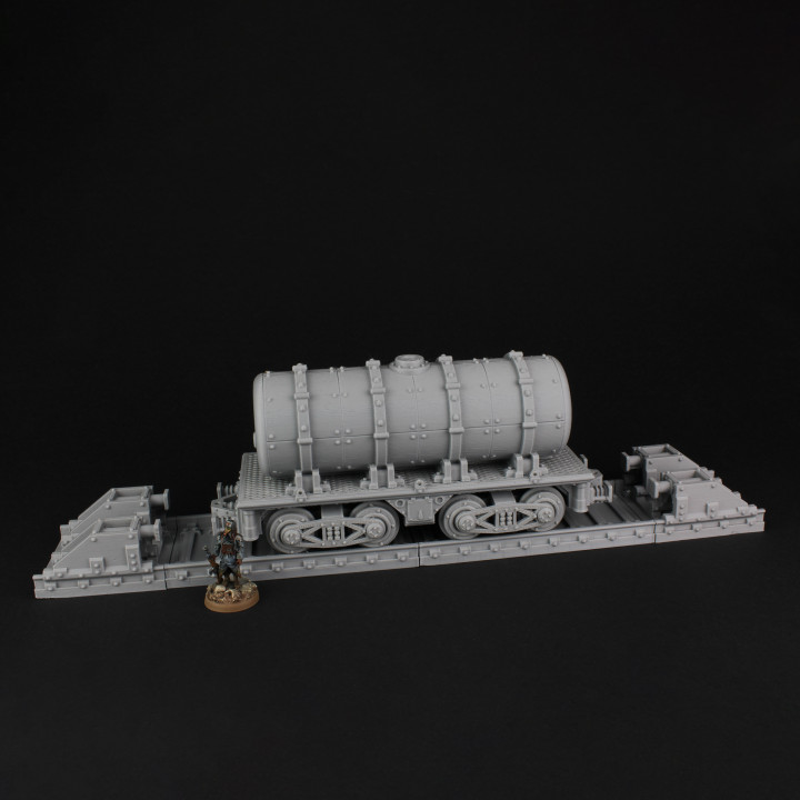 3D Printable Industrial Train Bundle by Tesseract Tomb