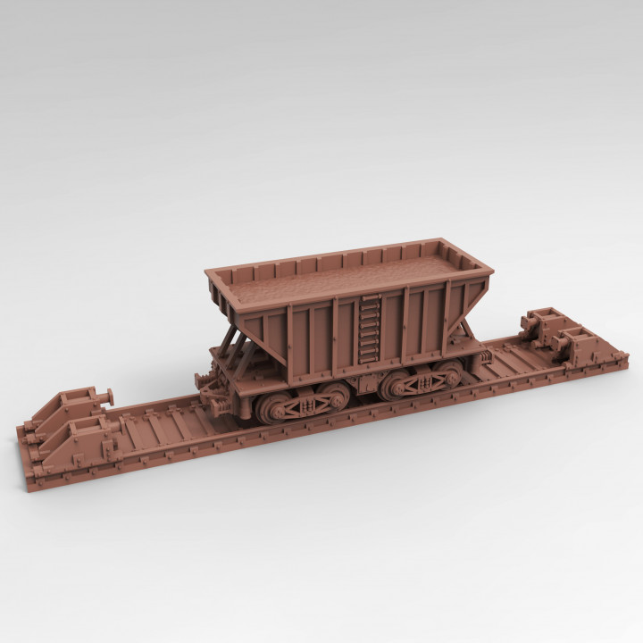 3D Printable Industrial Train Bundle by Tesseract Tomb