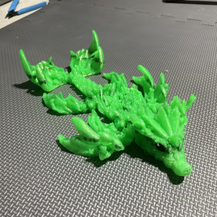3D Print of Coral Reef Dragon by austingervaise