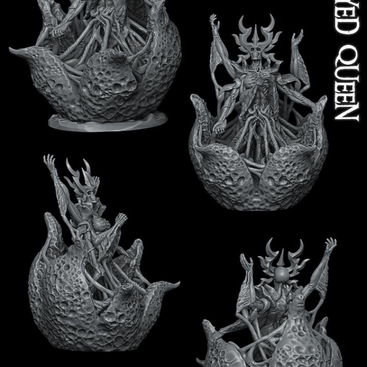 3D Printable Flayed Queen by RocketPigGames