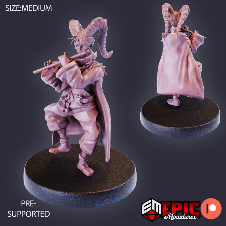 3D Printable Warlock Apprentice Flute / Demon Shaman / Evil Wizard ...