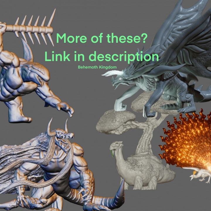 3D Printable Brachy Long Neck (Brachiosaurus) by Behemoth Kingdom