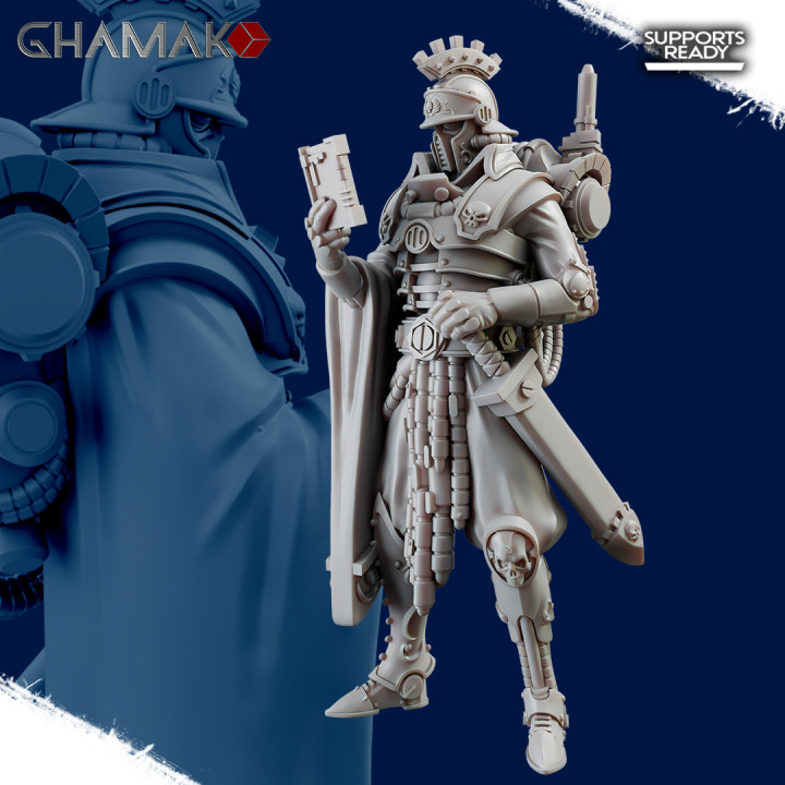 3D Printable Martian Cult Pretorian by Ghamak