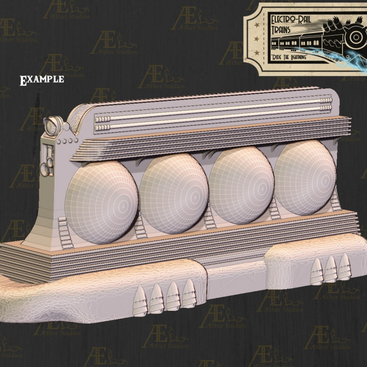 3D Printable AEELRT11 – Electro-Rail Trains: Belaria Automata Express ...