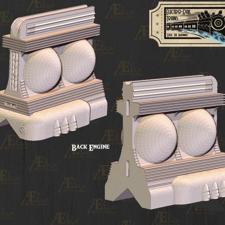 3D Printable AEELRT11 – Electro-Rail Trains: Belaria Automata Express ...