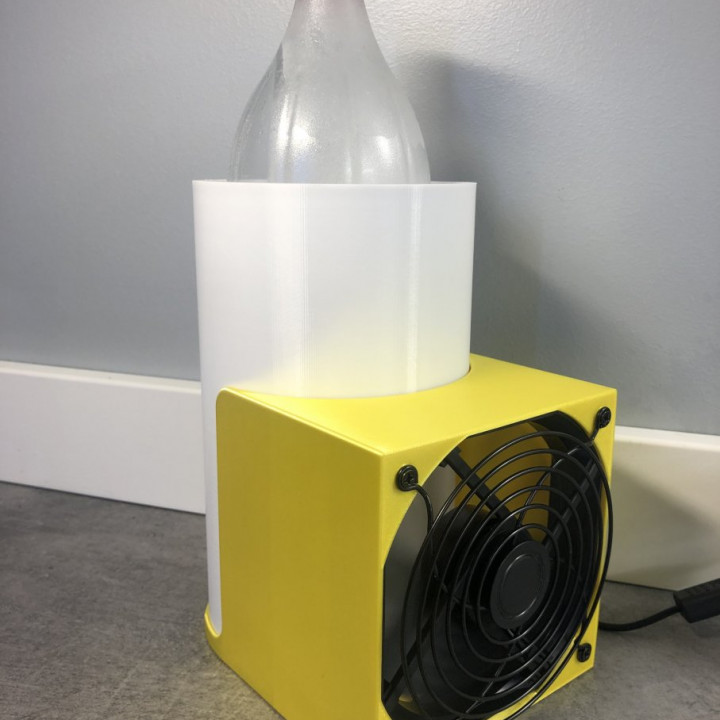 3D Printable Ice Bottle Air Cooler by CANAVESE DANIEL