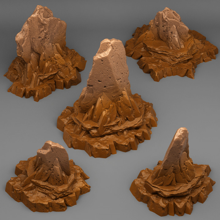 3D Printable WASTLELAND SHALE by Fantastic Plants And Rocks