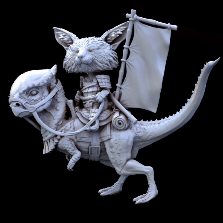 3D Printable Aïssa and Mandi (pose 1 of 3) by Mini Monster Mayhem