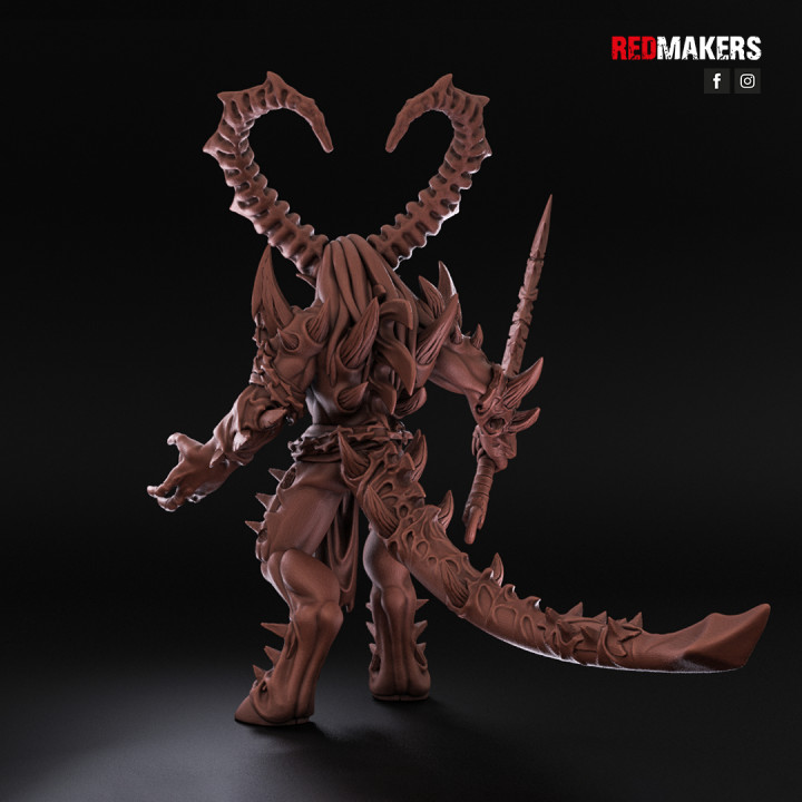 3D Printable Bloodthirsty Master - Demons by RedMakers
