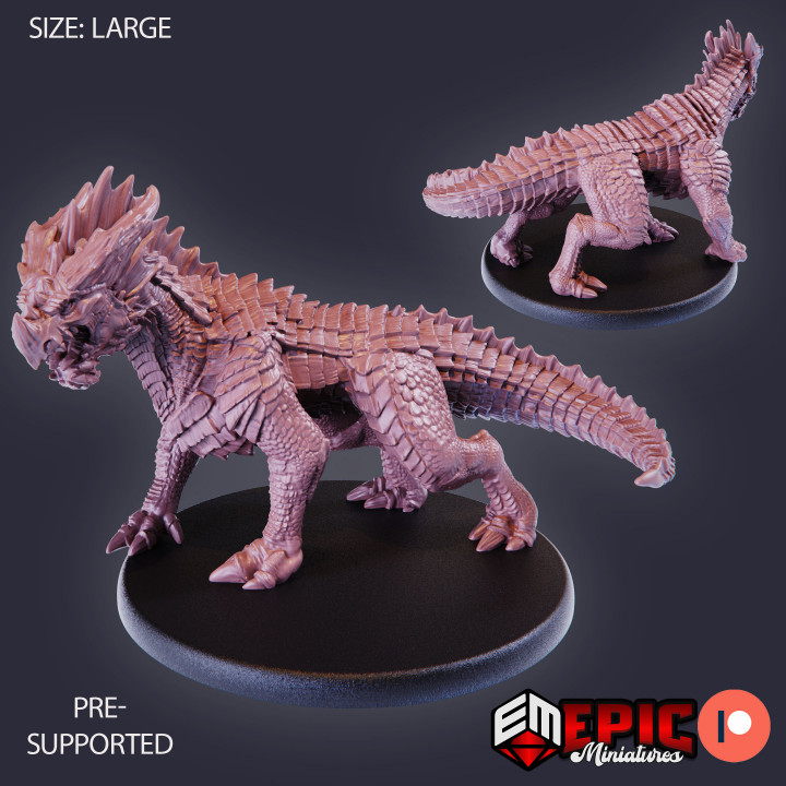 3D Printable Red Guard Drake Set / Legendary Dragon / Mountain ...