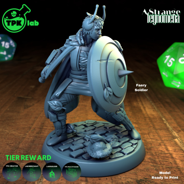 3D Printable Fey Soldier [Bee] by TPK Lab