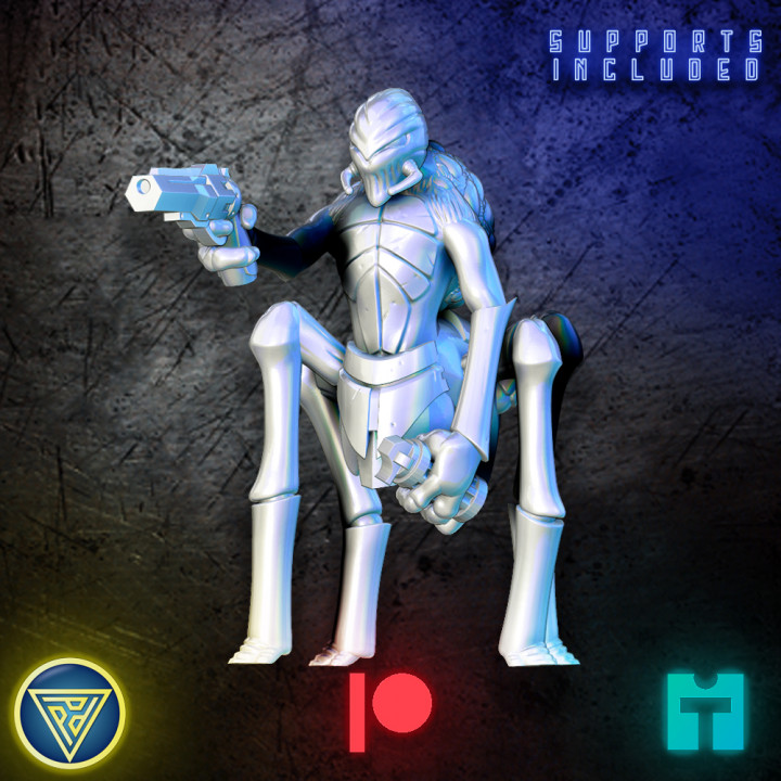 3D Printable Ant Alien Worker Set by Print Paint Play