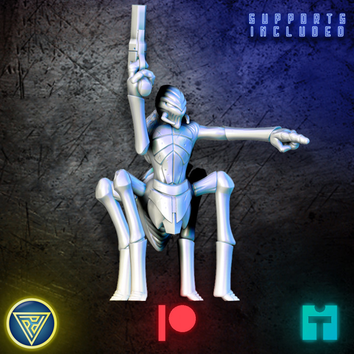 3D Printable Ant Alien Worker Set by Print Paint Play