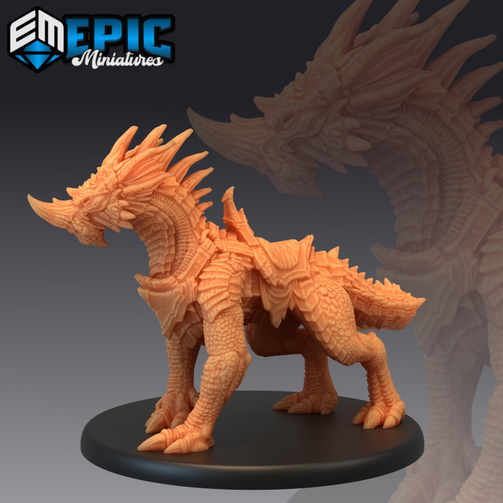 3D Printable Blue Guard Drake Mount / Legendary Dragon / Mountain ...