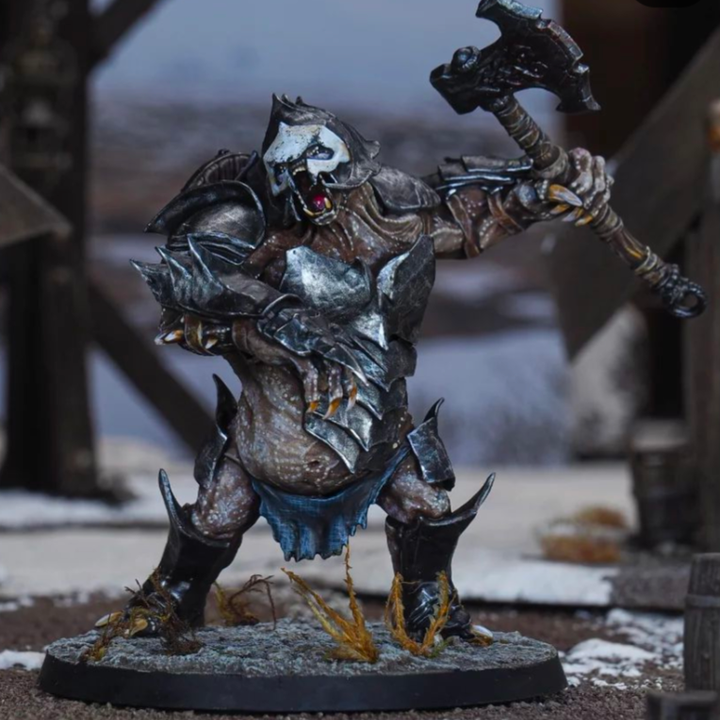 3D Print of Troll (pose 1 of 3) (armor and no armor/ 3 weapons) by ...