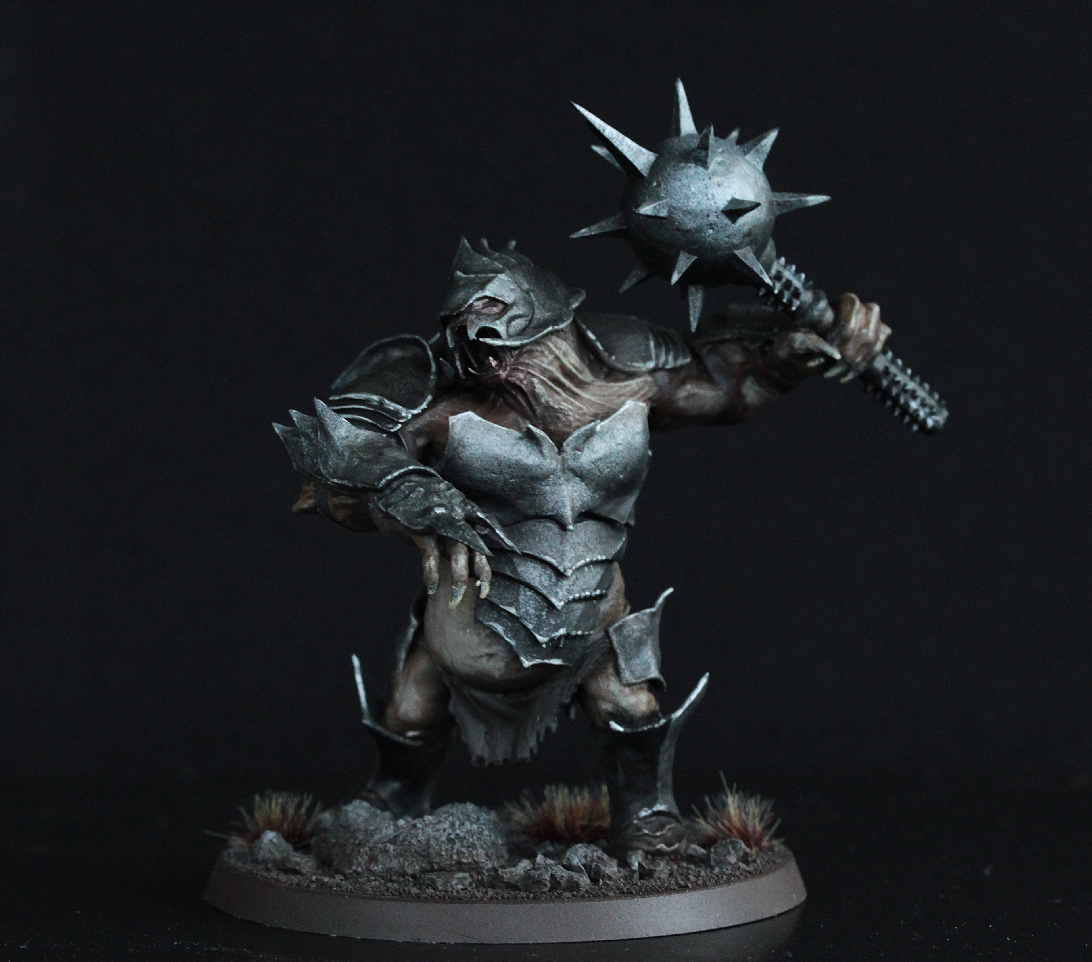 3D Printable Troll (pose 1 of 3) (armor and no armor/ 3 weapons) by ...