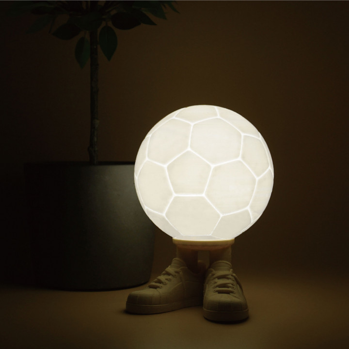 3D Printable Football Lamp by toolmoon