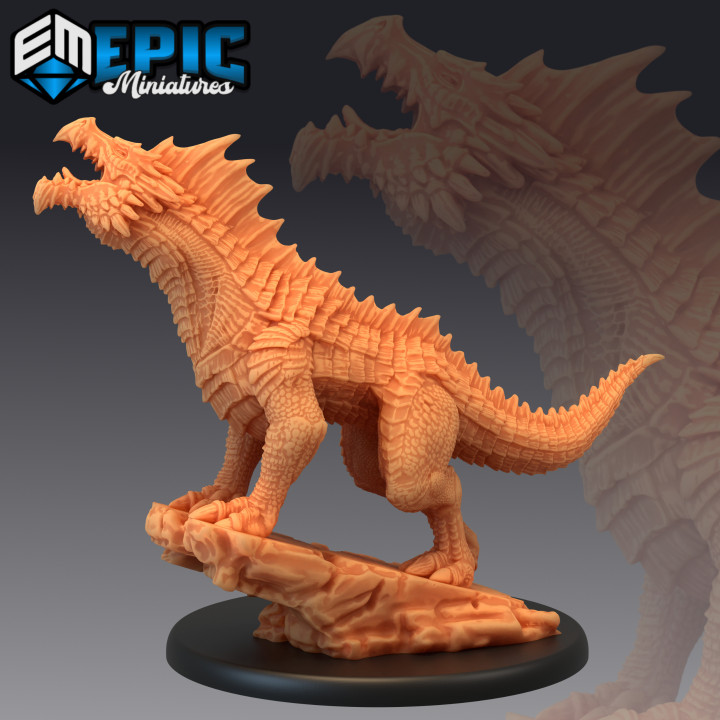 3D Printable Green Guard Drake Set / Legendary Dragon / Mountain ...
