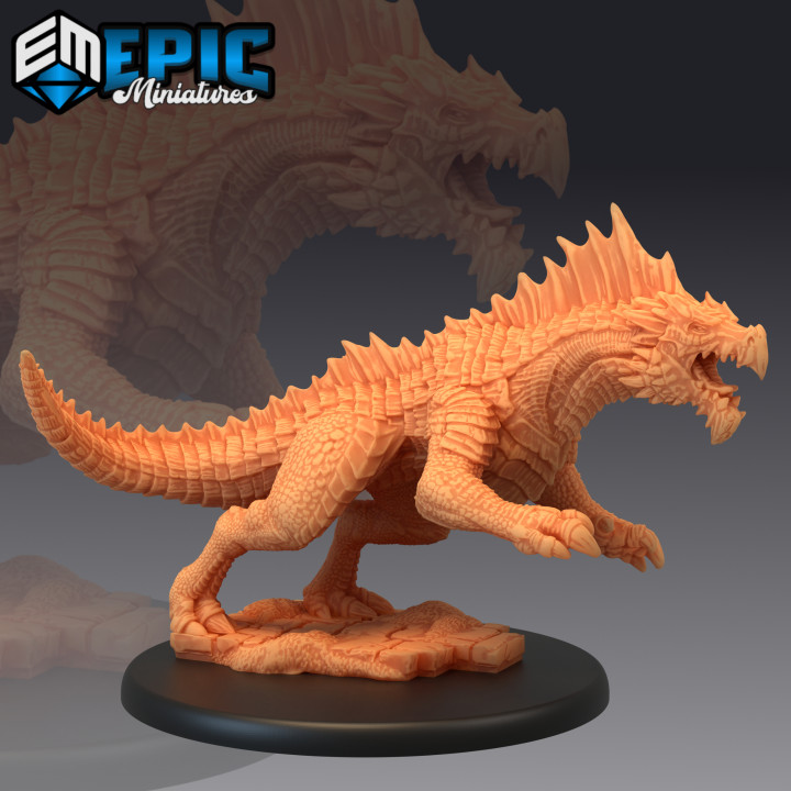 3D Printable Green Guard Drake Set / Legendary Dragon / Mountain ...
