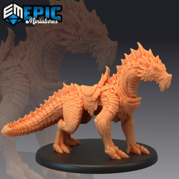 3D Printable Green Guard Drake Set / Legendary Dragon / Mountain ...
