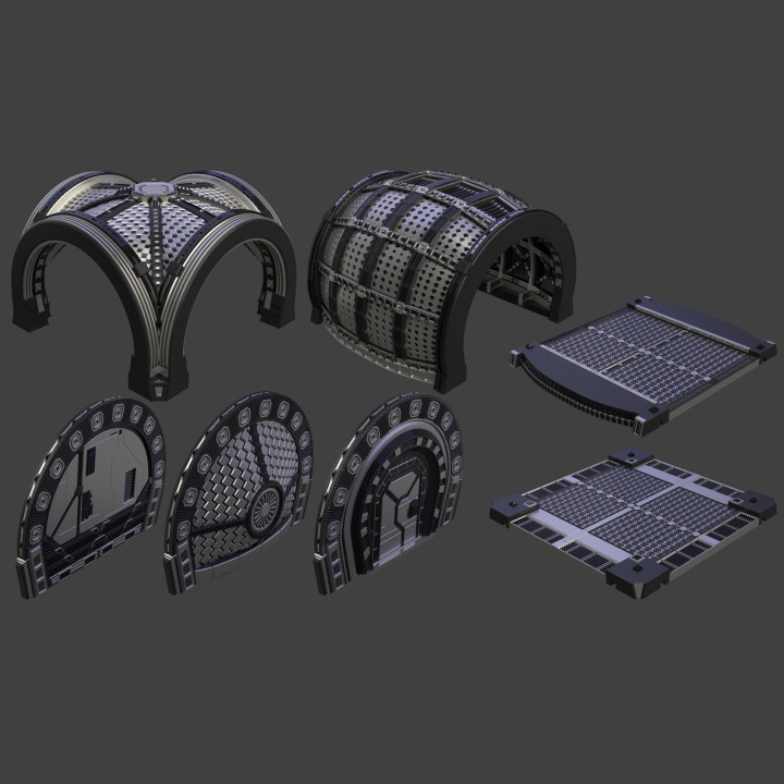 3D Printable Sci-Fi Modular Tent by One Man Voice