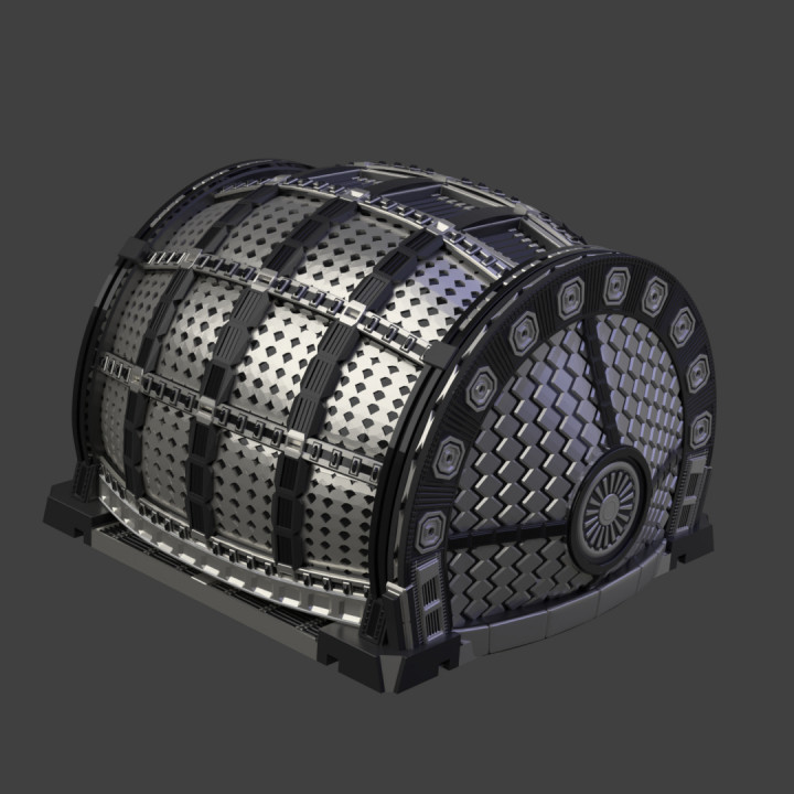 3D Printable Sci-Fi Modular Tent by One Man Voice