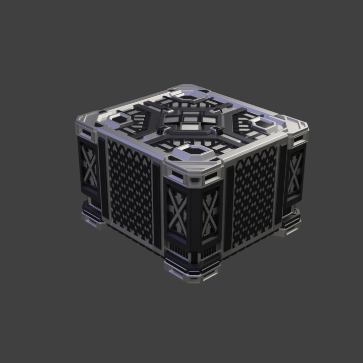 3D Printable Sci-Fi Boxes by One Man Voice